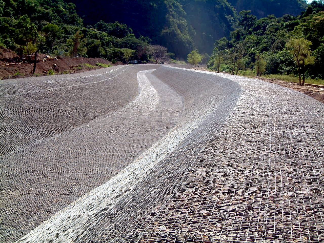Ilopango Lake 02 Outflow Gabion Channel - C.E. Shepherd